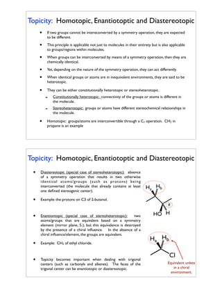 Stereochemistry lecture | PDF