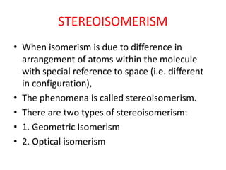 Stereochemistry Lecture.pptx by university of sargodha | PPTX