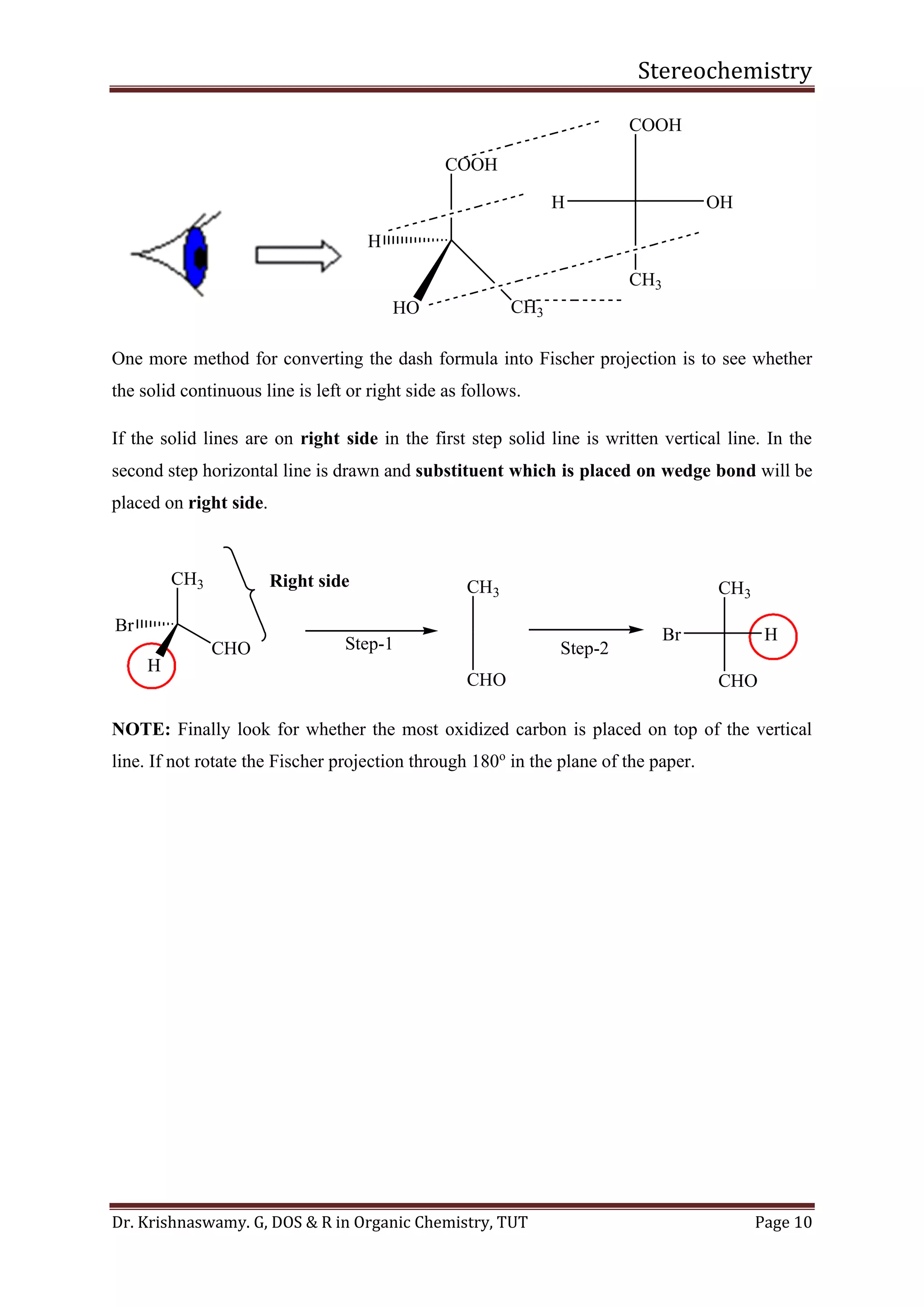 Stereochemistry notes | PDF