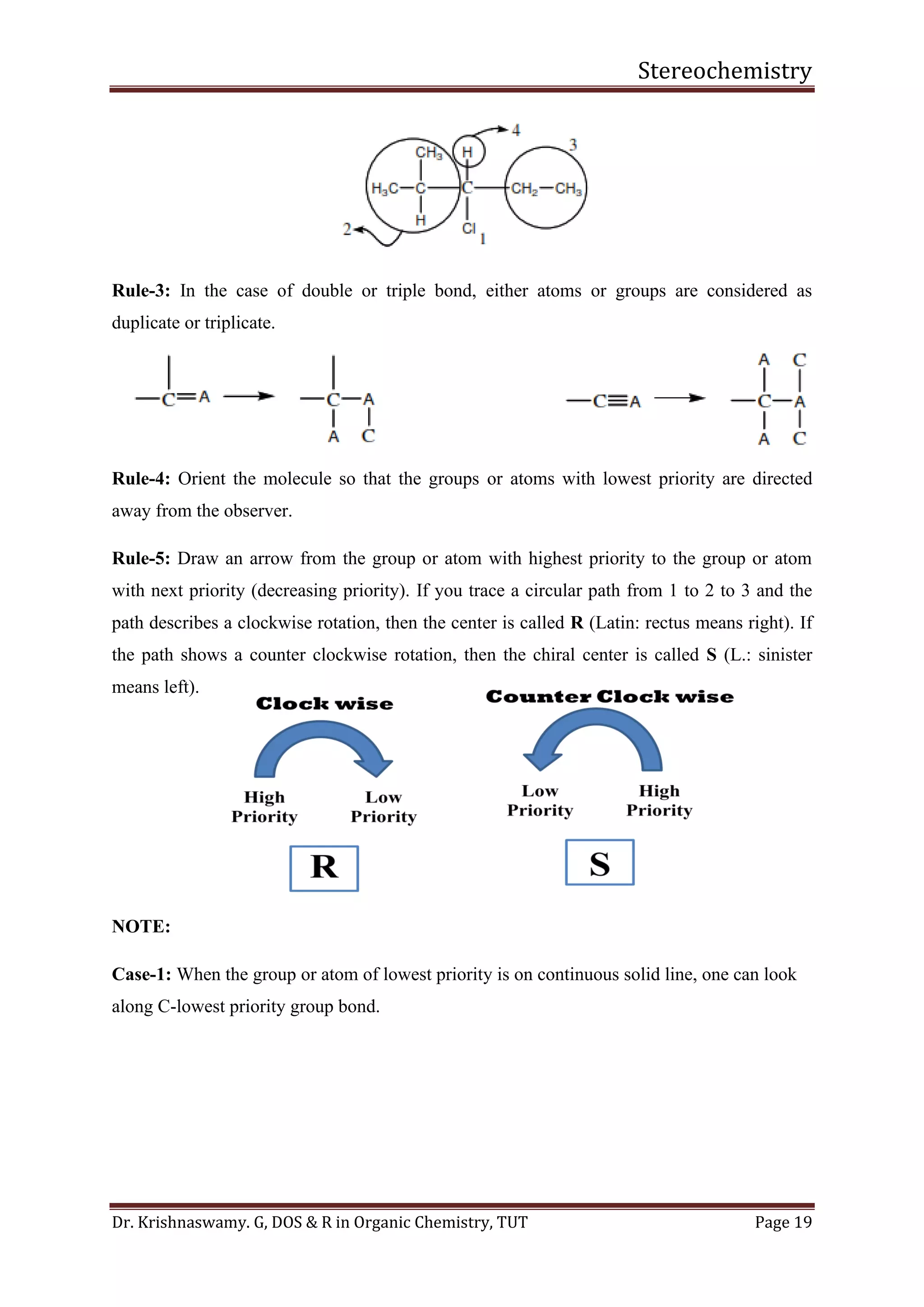 Stereochemistry notes | PDF
