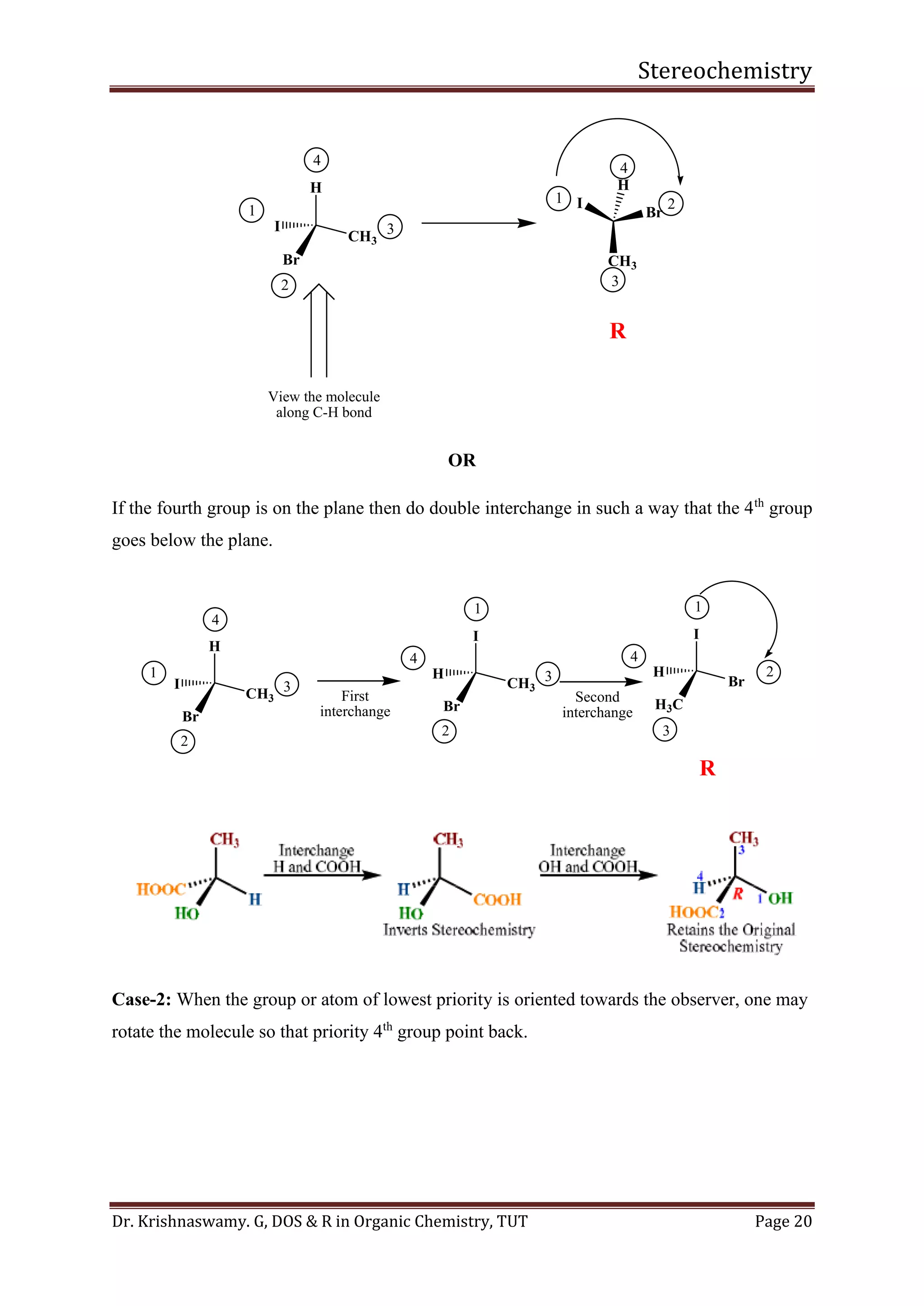 Stereochemistry notes | PDF