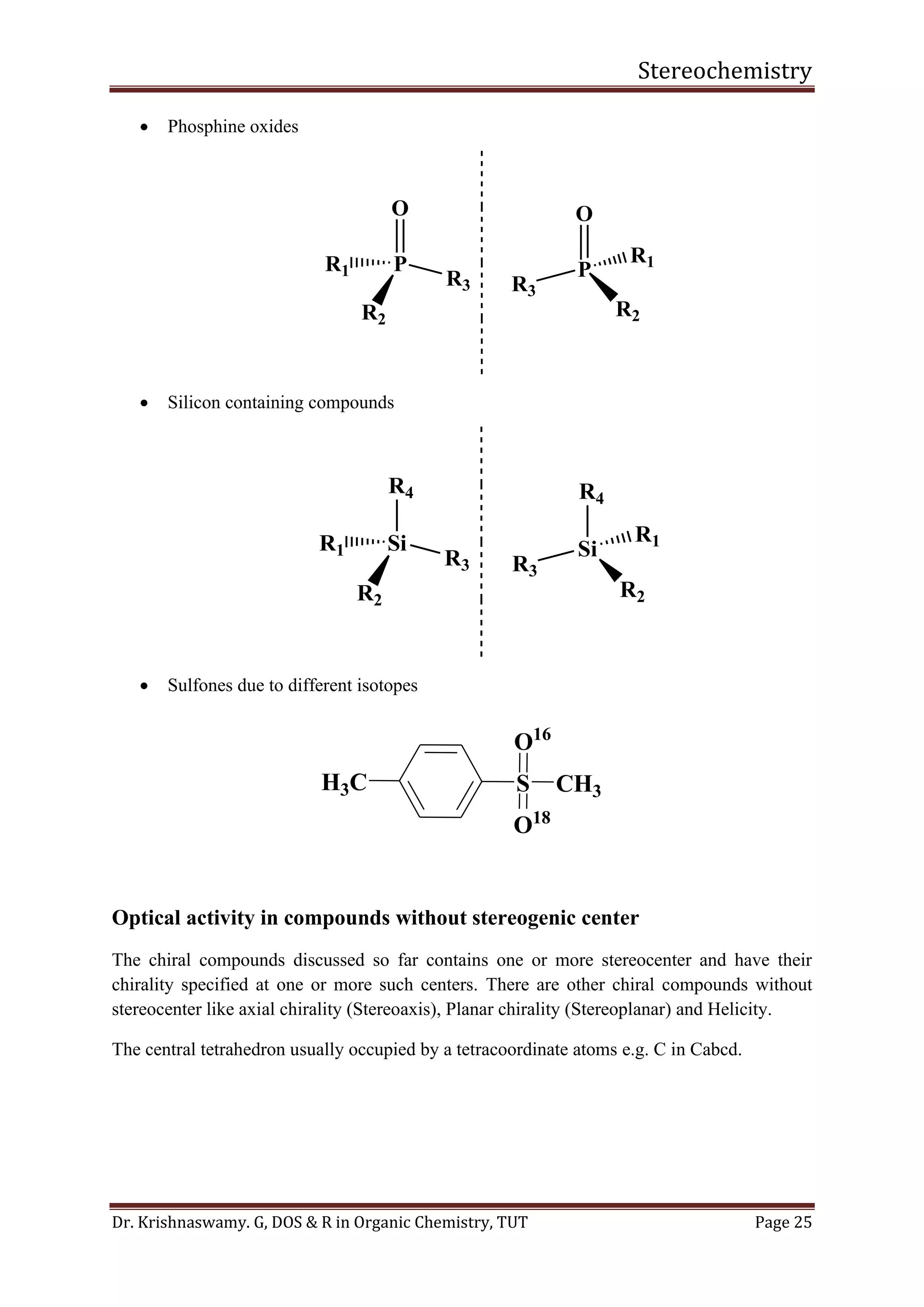Stereochemistry notes | PDF