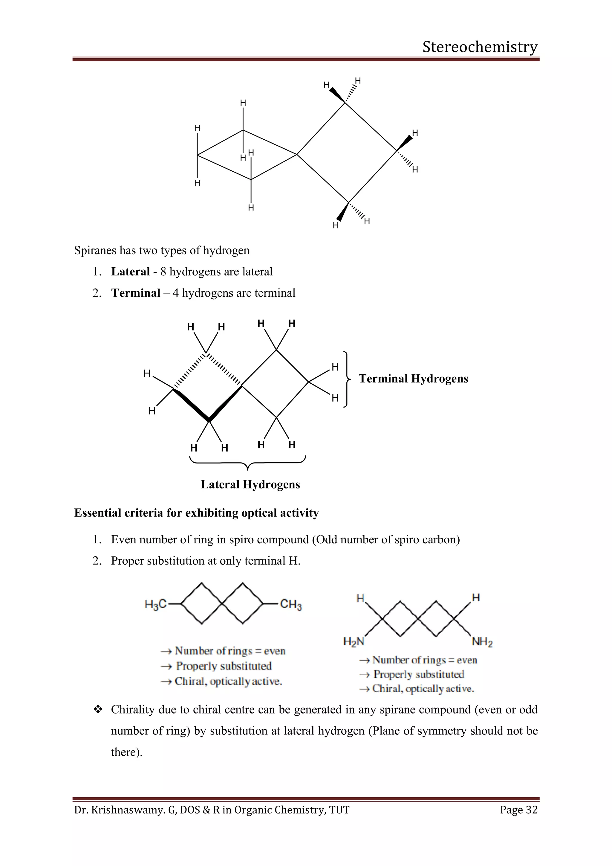 Stereochemistry notes | PDF