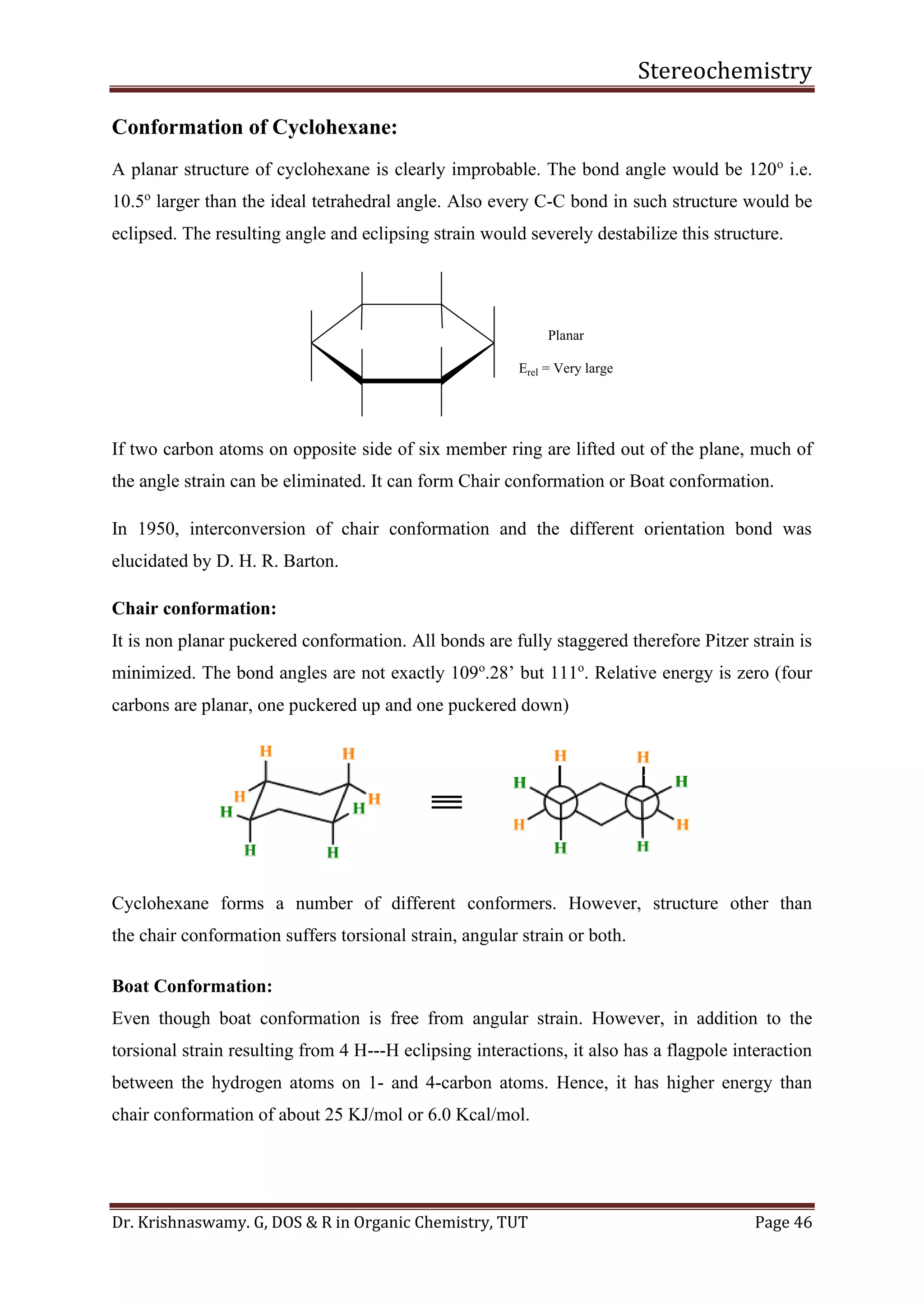 Stereochemistry notes | PDF