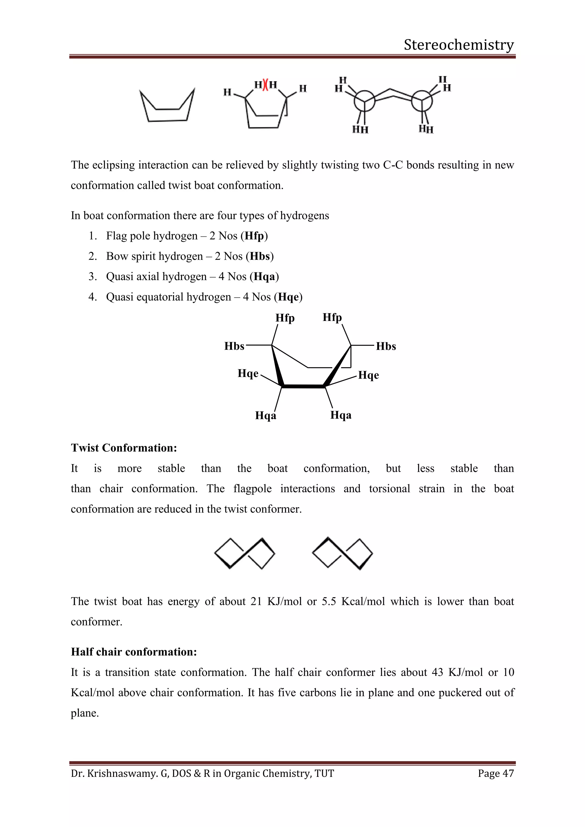 Stereochemistry notes | PDF