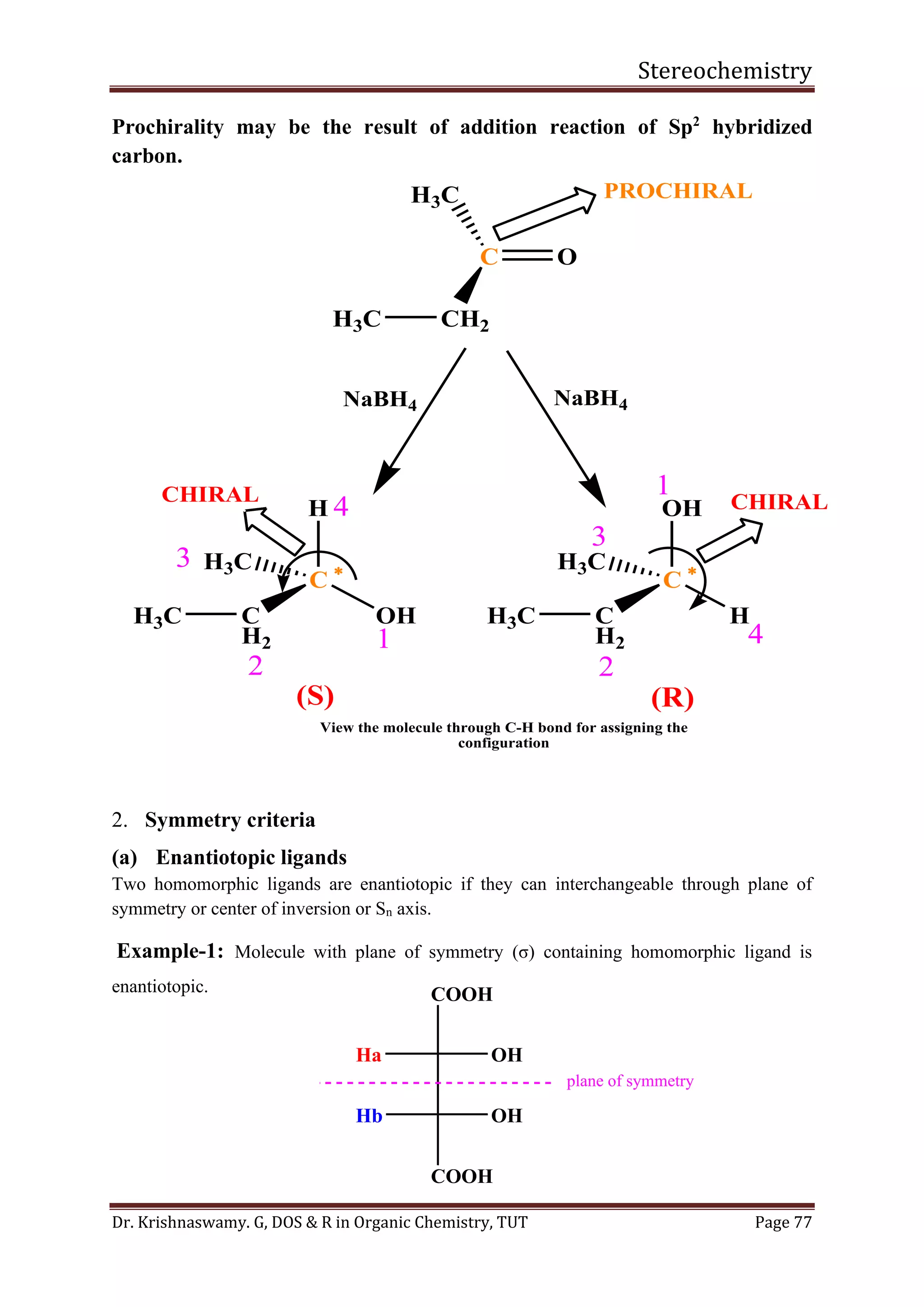 Stereochemistry notes | PDF