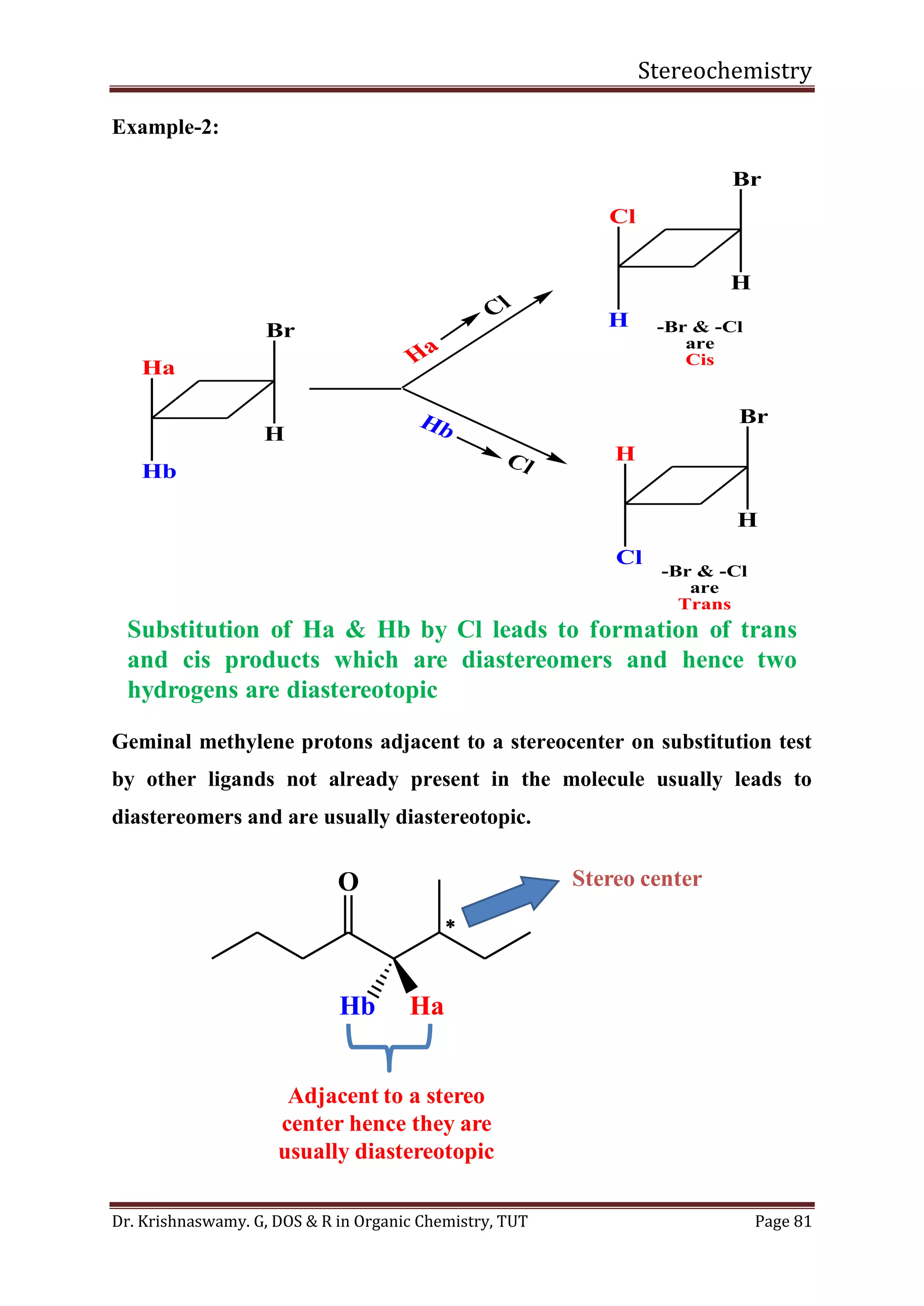 Stereochemistry notes | PDF