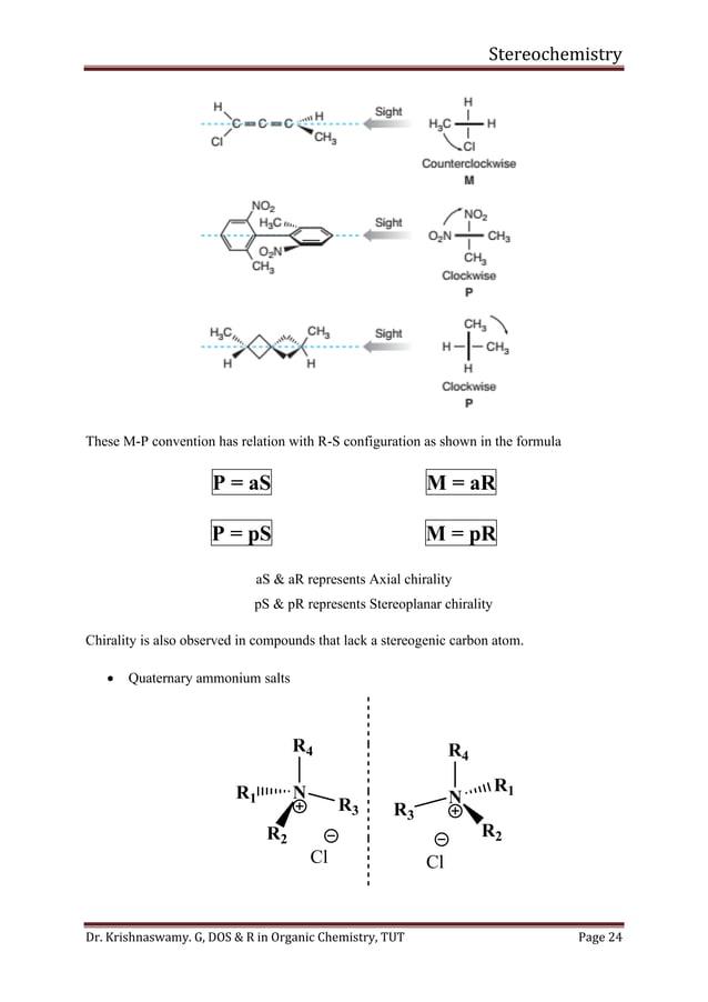 Stereochemistry notes | PDF