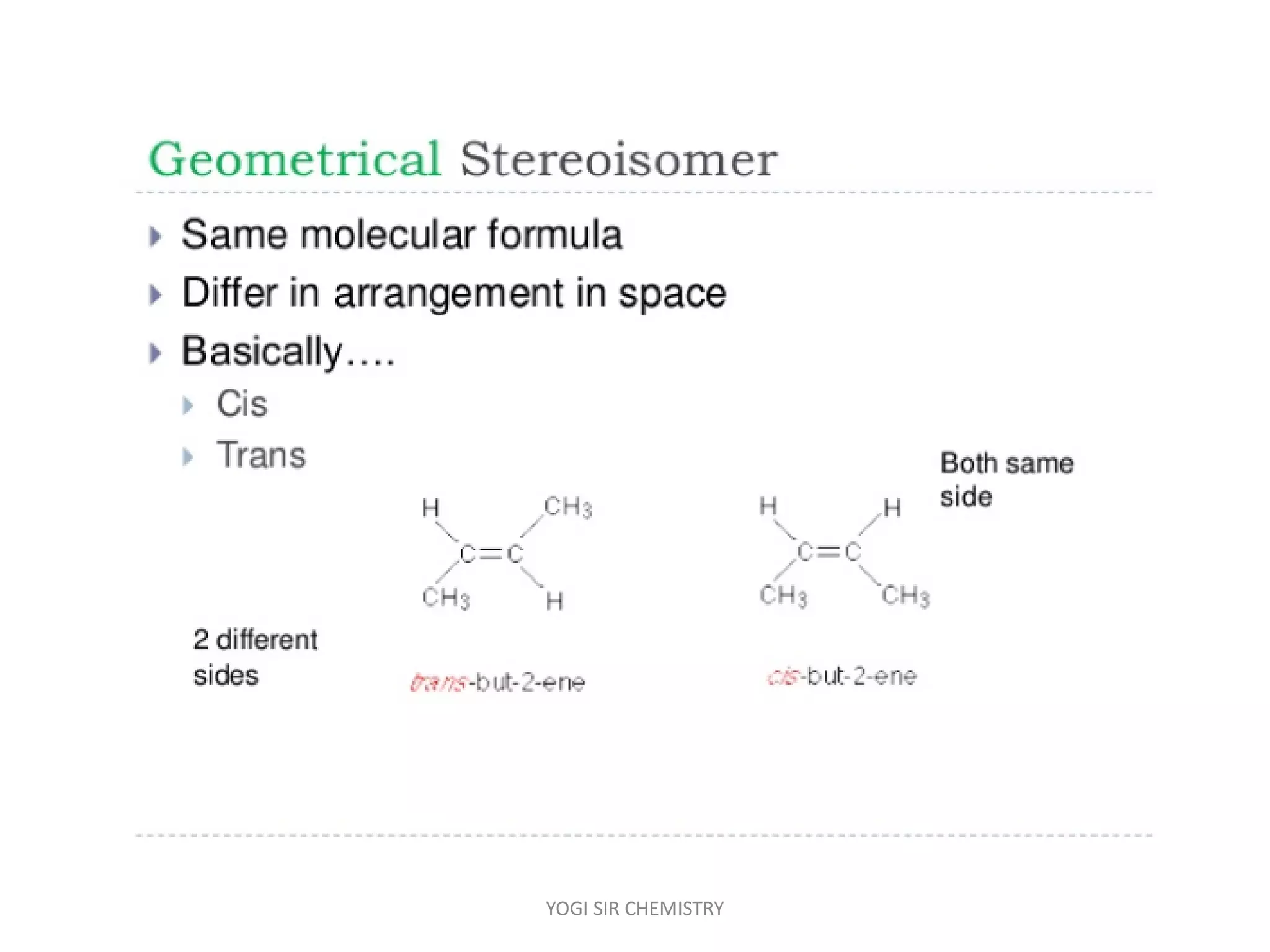 STEREOCHEMISTRY ISOMERISM OPTICAL ISOMERISM | PDF