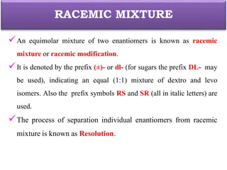 Stereochemistry (Optical Isomerism) | PPT