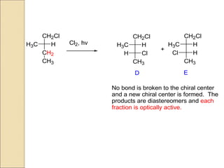 Stereochemistry (Reactions of Chiral Molecules) | PDF