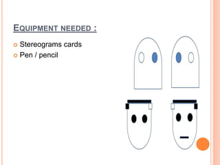 Stereograms vergence therapy | PPTX