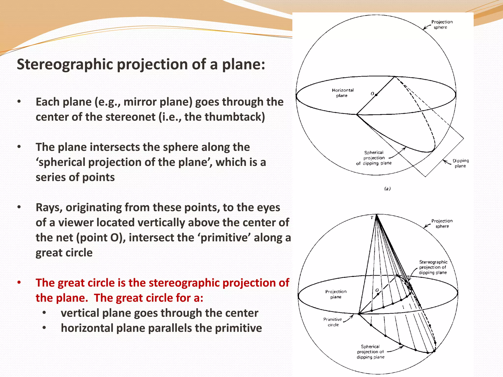 Stereographic projection crystallography | PPTX