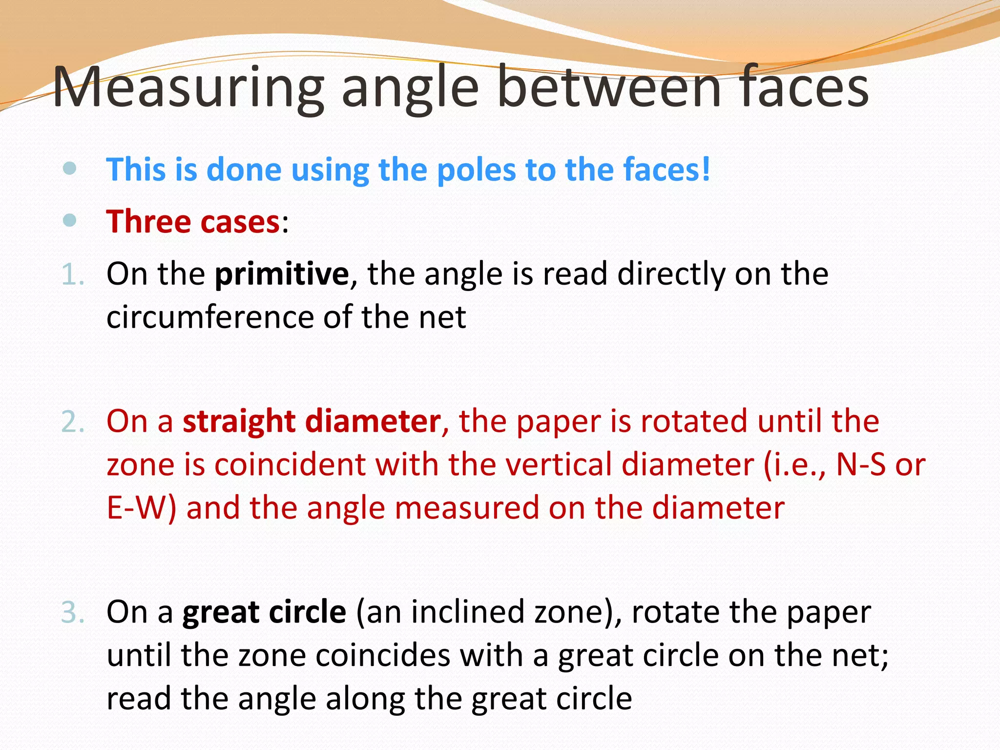 Stereographic projection crystallography | PPTX