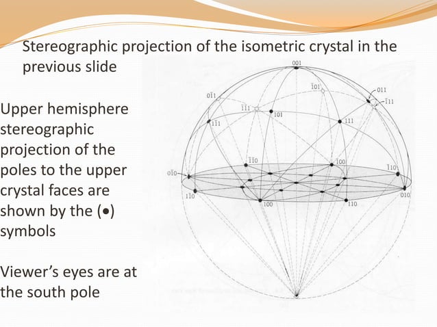 Stereographic projection crystallography | PPTX | 3-D Graphics | Computer Software and Applications