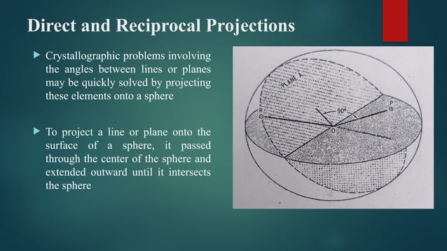Crystallography and mineralogy- stereographic projections | PPT