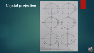 Crystallography and mineralogy- stereographic projections | PPTX | 3-D ...