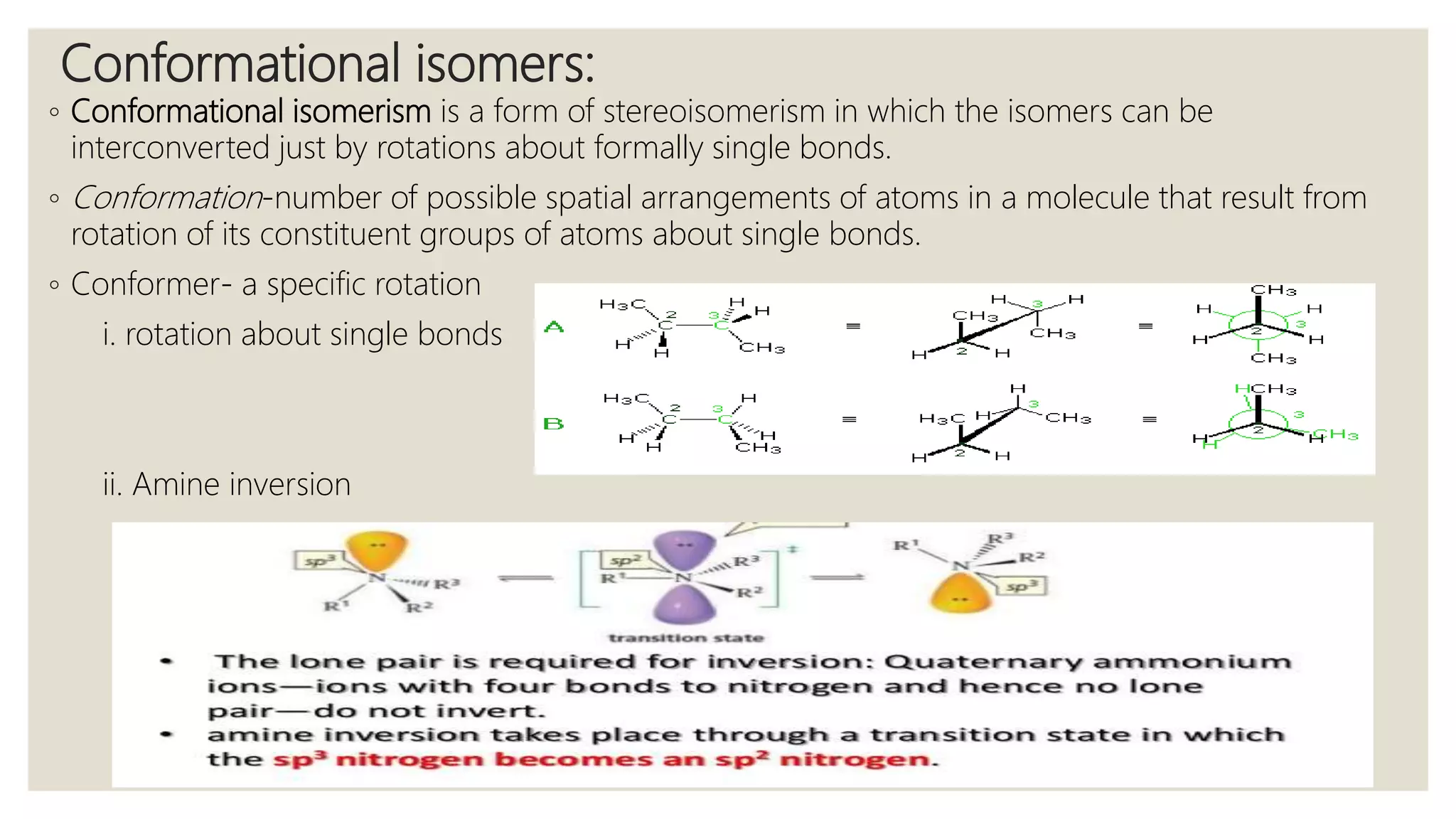 Stereoisomerism and its kinds | PPTX