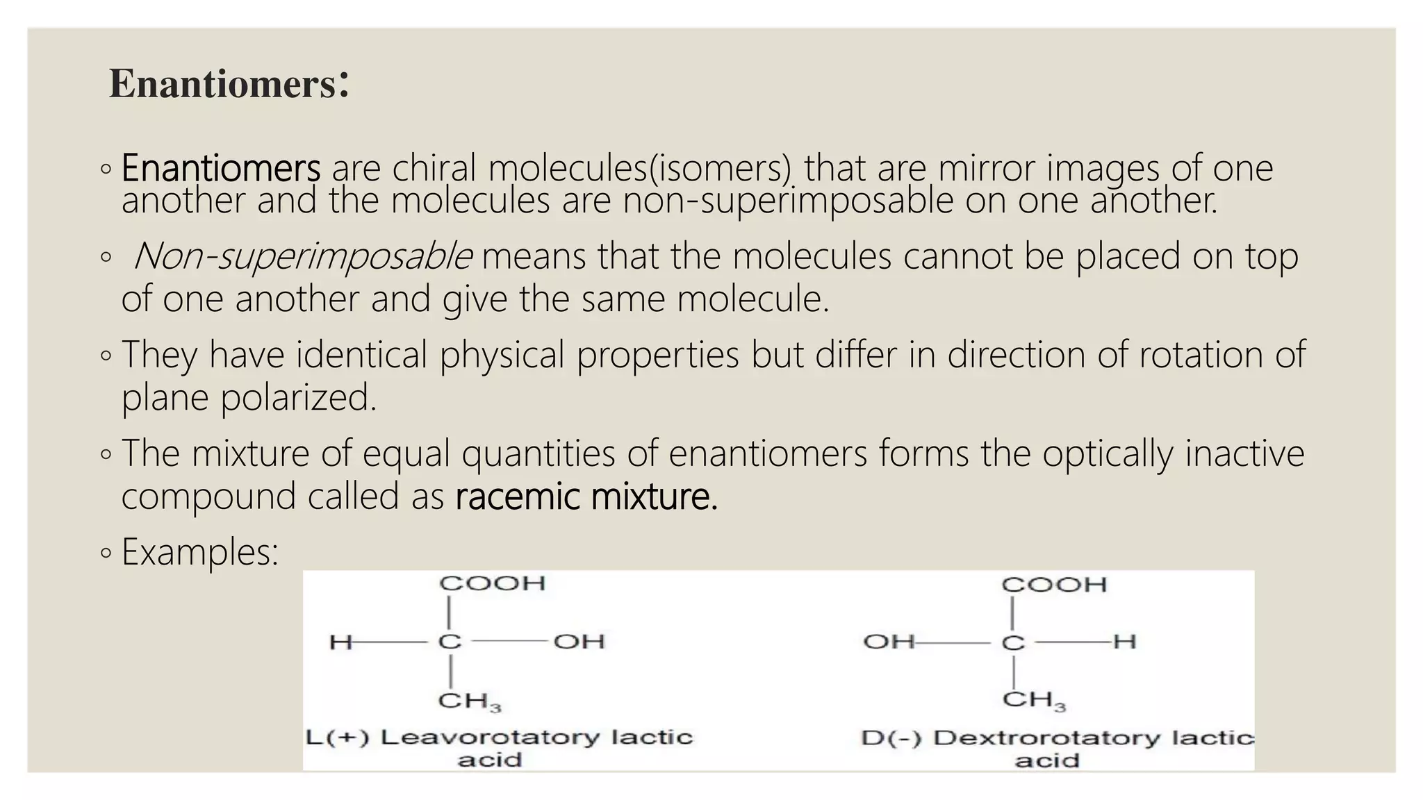 Stereoisomerism and its kinds | PPTX