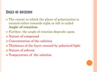 Stereo Isomers (Optical Isomers) | PDF