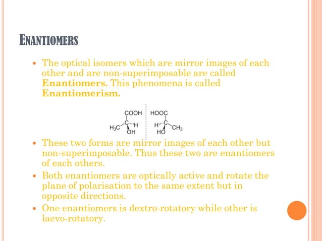 Stereo Isomers (Optical Isomers) | PDF | Chemistry | Science