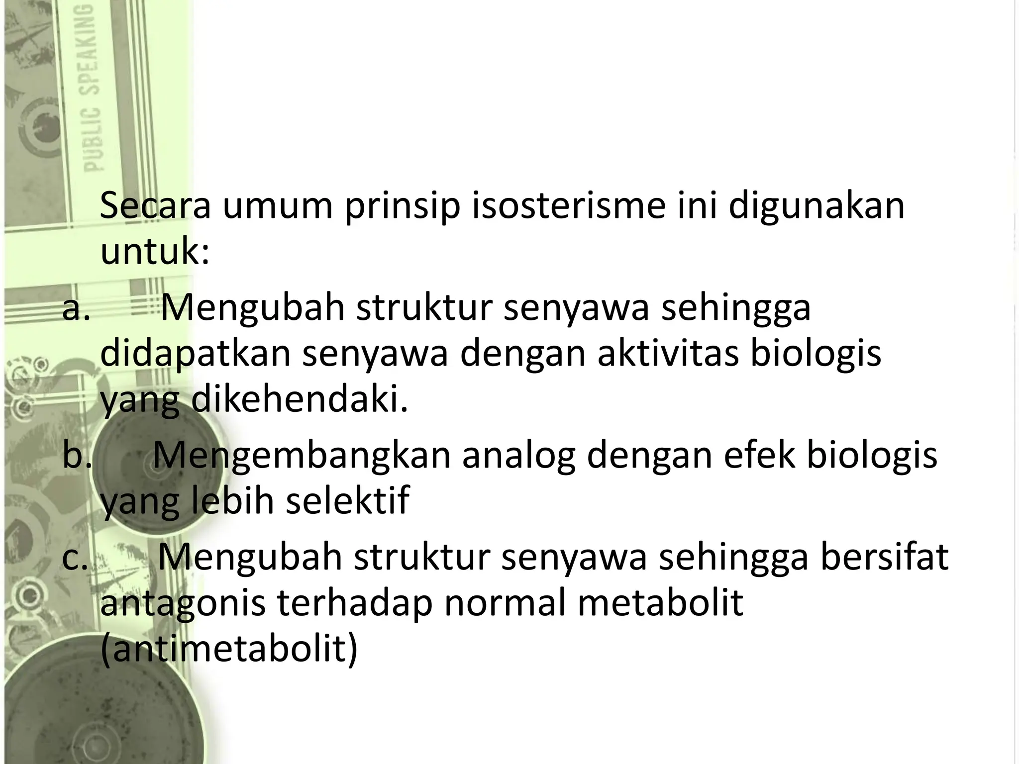 Stereokimia dan Sifat Elektronik Obat.pptx