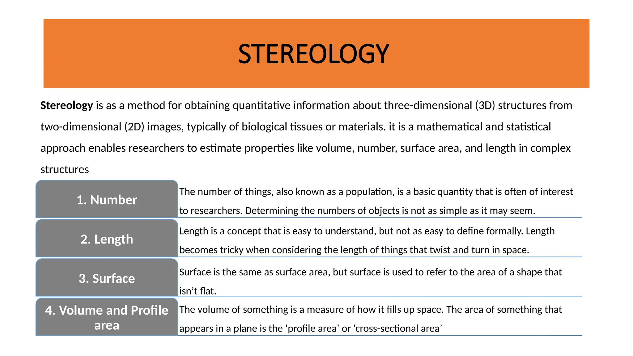 Stereology.pptx.................................... | PPTX