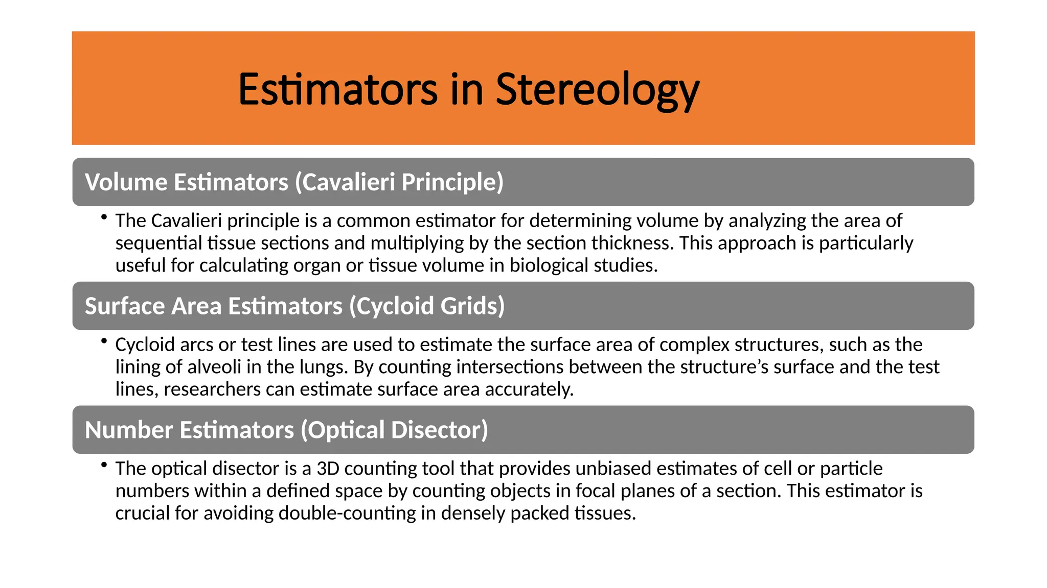 Stereology.pptx.................................... | PPTX