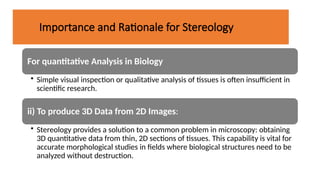 Stereology.pptx.................................... | PPTX