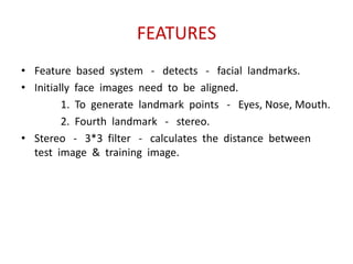 Stereo matching for 2d face recognition | PPT