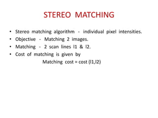 Stereo matching for 2d face recognition | PPT
