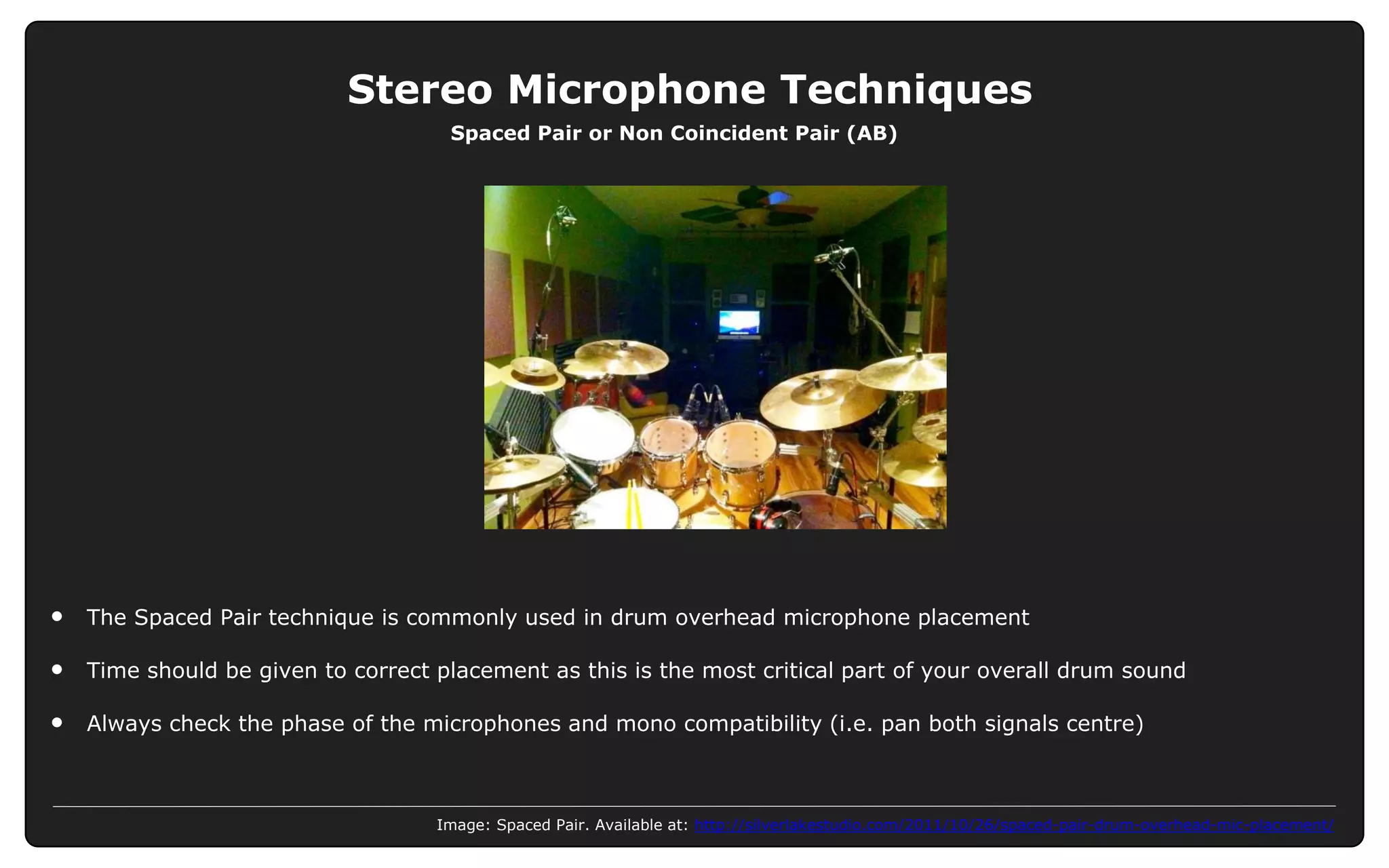 Stereo Microphone Techniques | PPTX