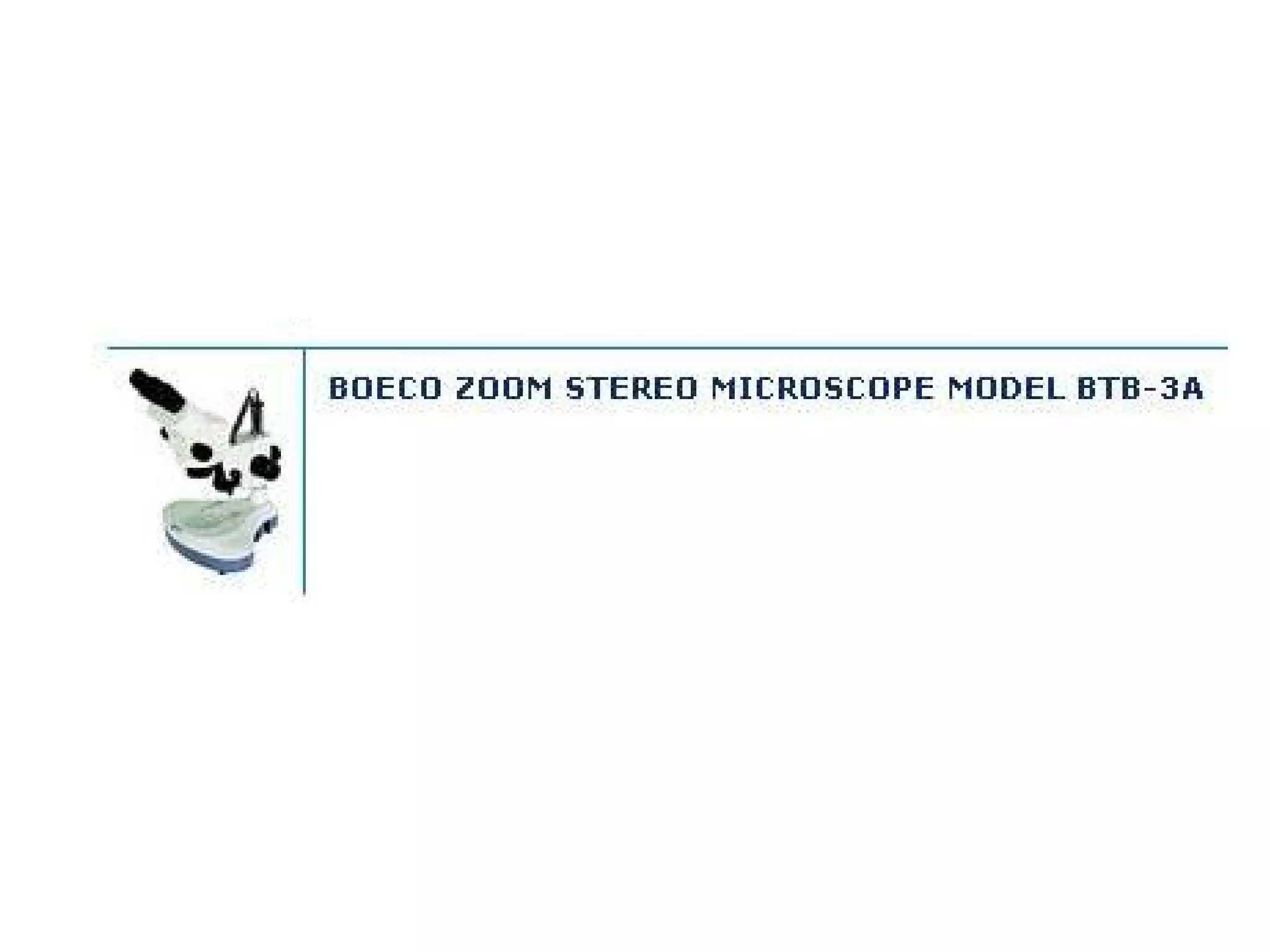 Stereo Microscope Boeco Binokular | PPT