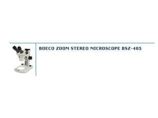 Stereo Microscope Boeco Binokular | PPT