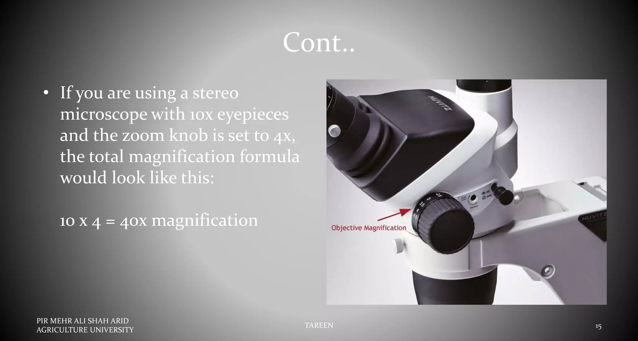 Stereo Microscope or Dissecting Miscrscope | PPTX