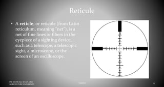 Stereo Microscope or Dissecting Miscrscope | PPTX