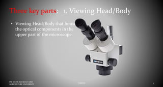 Stereo Microscope or Dissecting Miscrscope | PPTX