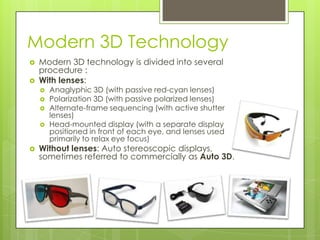 Stereoscopy | PPTX