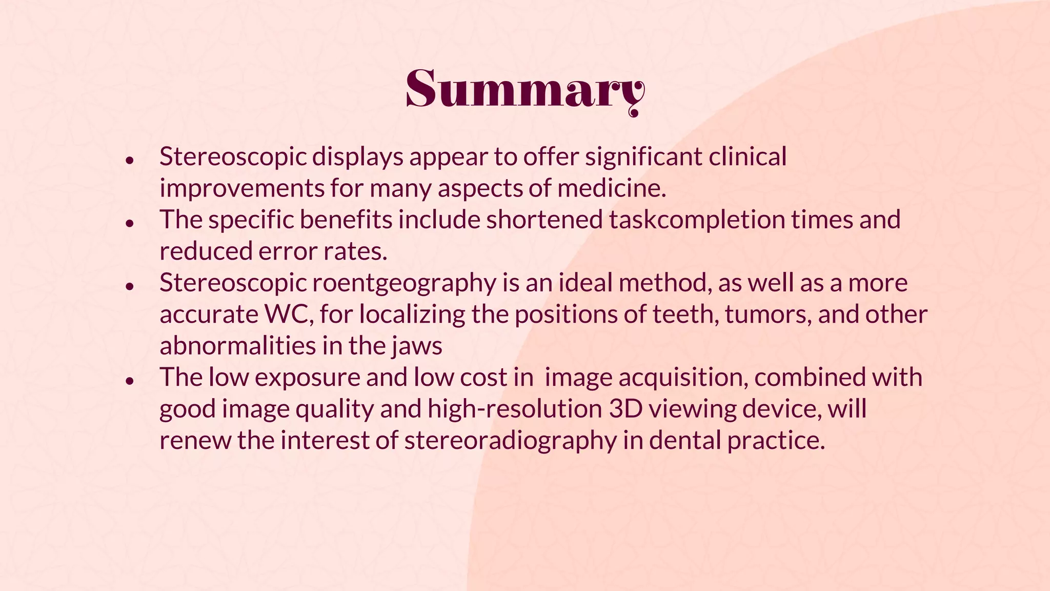 Stereoscopy in Dentistry | PPTX