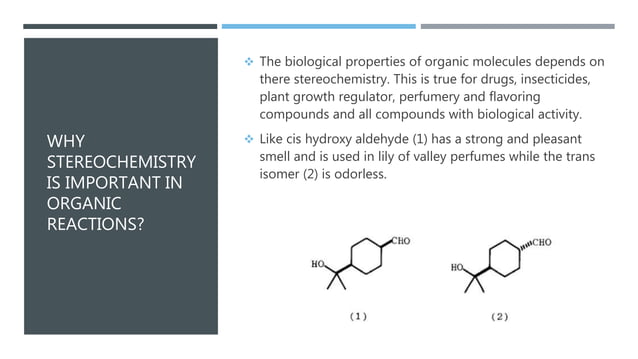 Stereoselectivity in retrosynthesis of organic molecules| disconnection ...