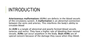 ARTERIOVENOUS MALFORMATION RADIOTHERAPY | PPTX