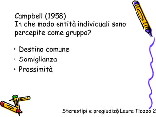 Stereotipi e pregiudizi 200309 | PPT