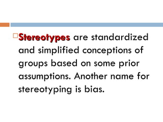 Stereotype | PPT