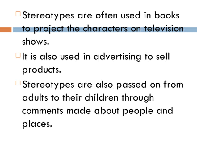 Stereotype | PPT