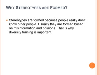 Stereotype | PPTX
