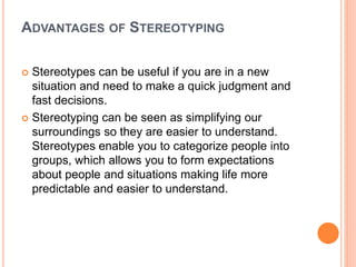 Stereotype | PPTX