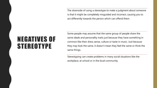 Stereotype | PPT