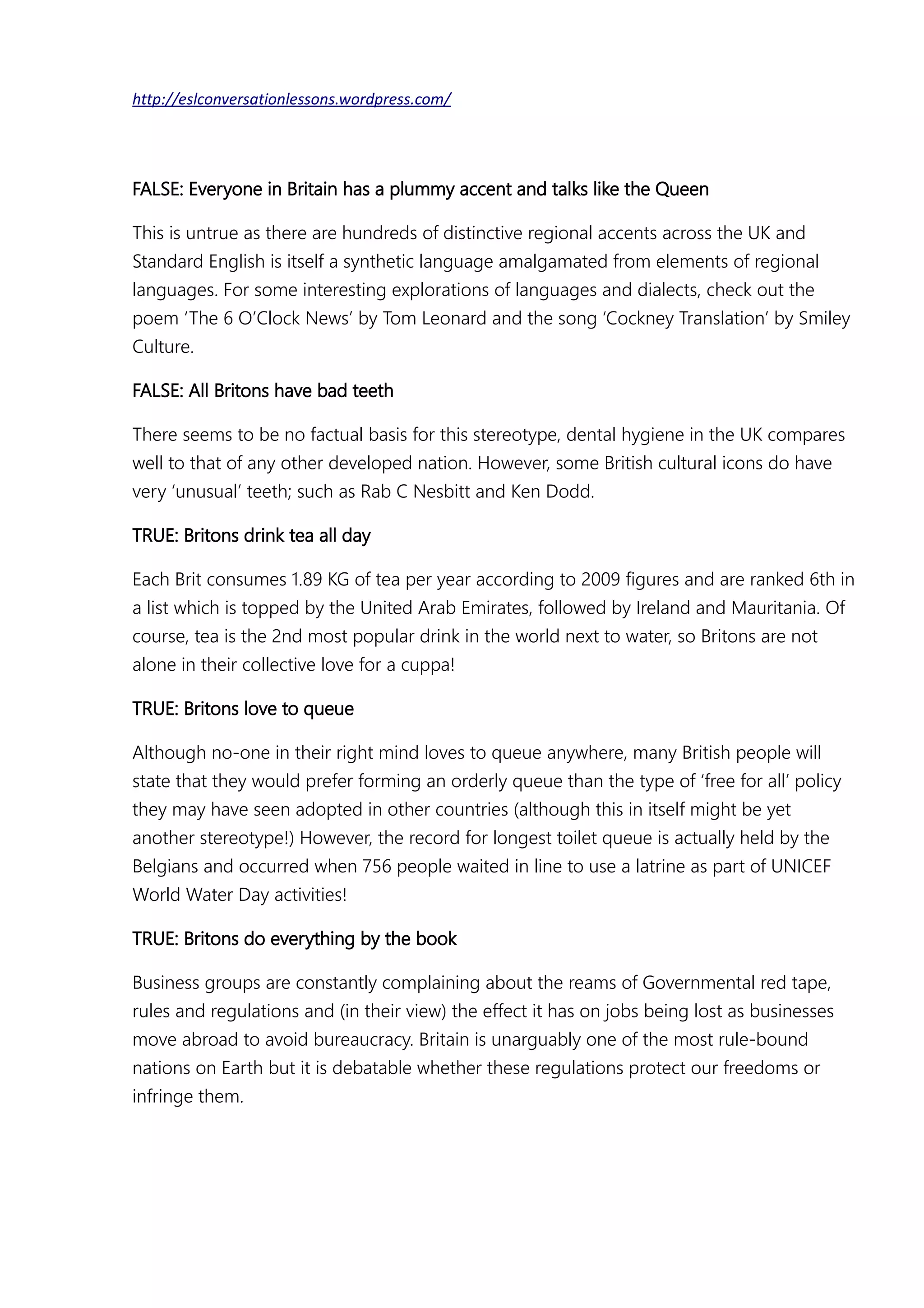 Stereotype lesson2 | PDF