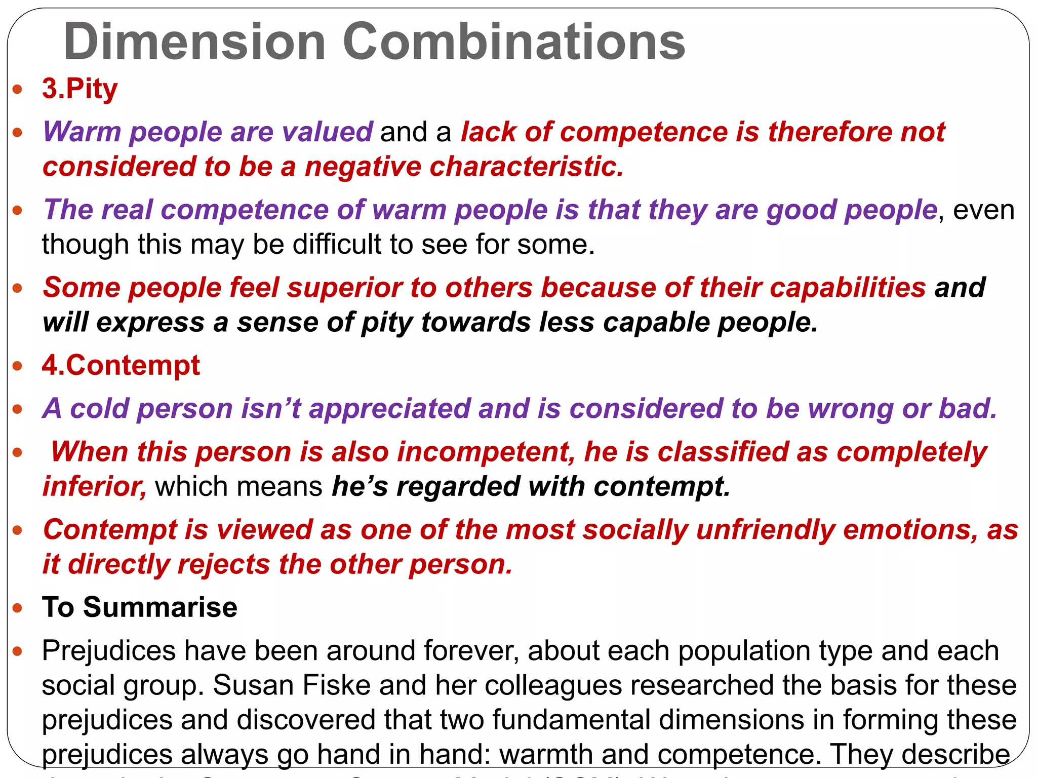 Stereotype content model (scm) | PPTX