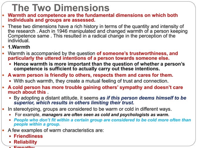 Stereotype content model (scm) | PPTX